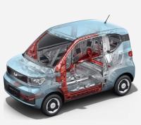 China Wuling Mini Electric Car 120km Range Ternary Lithium Battery 3-Door 4-Seat Hatchback for sale