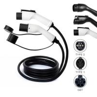 China 32A 1-Phase Type 2 to GBTC IEC 62196 EV Charging Cable for Electric Vehicle for sale