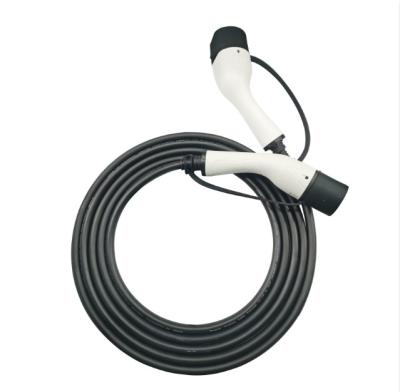 China Single Phase 5m Type 2 to Type 2 EV Charging Cable IP55 for Home Retrofit Upgrade for sale
