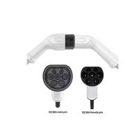 China 16A 32A 3-Phase 2-Type EV Connector 11Kw 22Kw Charging Cables for Replace/Repair for sale