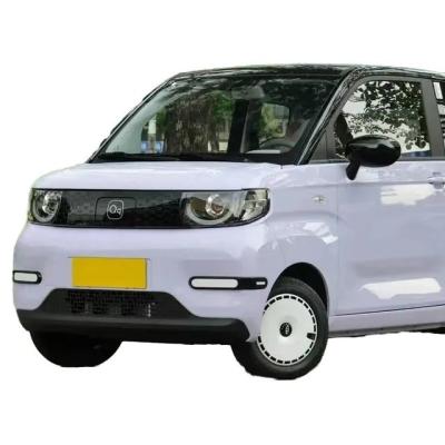 China Chery QQ Ice Cream 4 Seats 205km Range Pure Electric Hatchback Lithium Battery for sale