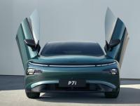 China 2024 XPENG P7i Starlight Purple Smart Coupe Electric Car 480km Range with Smart Driving for sale