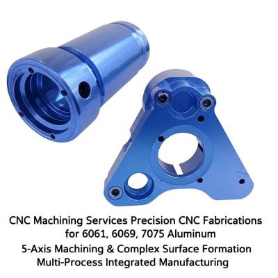 China Precision CNC Fabrications with 5-Axis Machining for 6061, 6069, 7075 Aluminum and Multi-Process Integrated Manufacturing for sale