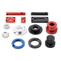 China Precision Aluminum CNC Parts with 0.1-0.001mm Tolerance and Anodized Surface for One-stop Machining Solutions for sale