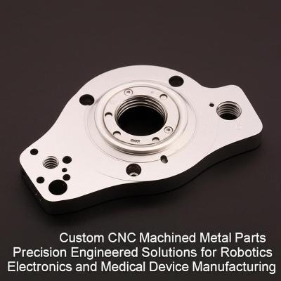 China Custom CNC Machined Metal Parts with ±0.01mm to ±0.05mm Tolerance and Wide Range of Metal Materials for Precision Machined Components for sale
