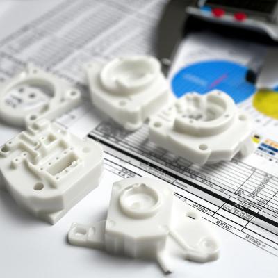 China Precision Plastic CNC Machining Parts with Complex Surface Shaping, Fine Hole Machining, and Full-Size Inspection Report for sale