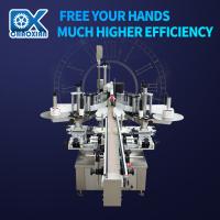 China Automatic Round Bottle Labeling Machine 25-60 pcs/min for Glass & Plastic Containers 2900×1500×1530mm for sale