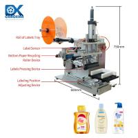 China LM2 Semi Automatic Flat Surface Labeling Machine - 5-30 pcs/min Speed, ±1mm Accuracy for Cables & Wires for sale