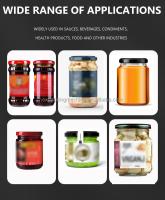 China Semi-Automatic Pneumatic Vacuum Capping Machine CM-01V for Glass Jars - 600-900 BPM Capacity with -0.09Mpa Vacuum for sale