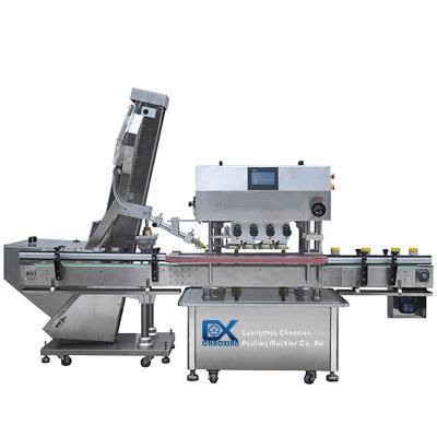 China High-Speed Automatic Linear Bottle Capping Machine 4800-7200 BPH for 20-50mm Caps for sale