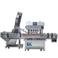 China Automatic Electric Screw Capping Machine 20 Litre Jerry Can Drum Cap Sealer 4800-7200bph for sale