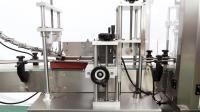 China Automatic Pneumatic Vacuum Bottle Capping Machine with Cap Elevator 220V 25-34pcs/min for sale