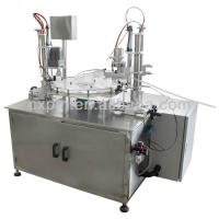 China Guangzhou CX Semi-Automatic Rotary Filling Capping Machine TFC-01 20-30 BPM 1000×1000×1200mm for sale