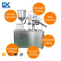 China Automatic Tube Filling Sealing Machine 5-500ml Capacity 10-30pcs/min for Cosmetics and Chemicals for sale