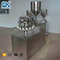 China Semi-Automatic Tube Filling Machine for Chemical Creams 5-500ml Capacity with ±0.5% Accuracy for sale