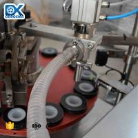 China Semi-Automatic Tube Filling Machine for Chemical Creams 5-500ml Capacity with ±0.5% Accuracy for sale