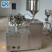 China Semi Automatic Rotary Ointment Tube Filling Machine 5-500ml Capacity 10-30pcs/min Speed for sale