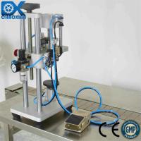 China Pneumatic Perfume Pump Capping Machine 30-40 BPM with 150W Power for 10-15mm Spray Bottles for sale