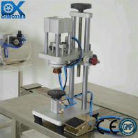 China Portable Semi-Automatic Perfume Crimping Machine 30-40 BPM with 150W Power for Glass Bottles for sale