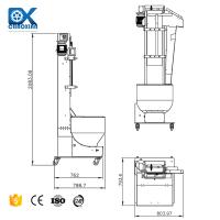 China Automatic Cap Sorting Machine 60-120 PPM with 0.8KW Power and 304 Stainless Steel Construction for sale