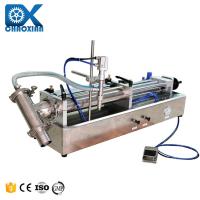 China Horizontal Semi-Automatic Pneumatic Filling Machine with ±0.5% Accuracy and 5-5000ml Range for sale