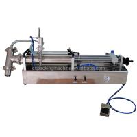 China FM-03 Semi-Automatic Piston Pump Filling Machine with 5-25 bottles/min Speed and 5-5000ml Range for Liquids for sale