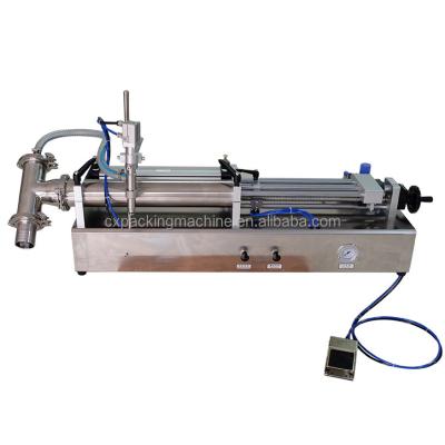 China Semi-Automatic Pneumatic Volumetric Filling Machine FM-03 with 5-25 Bottles/Min Speed and 5-5000ml Range for sale