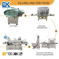 China Automatic Filling Capping Machine Production Line 2500×960×1800mm for Liquids 5ml-Infinity Range for sale