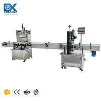 China 4-Nozzle Automatic Liquid Filling Machine with Peristaltic Pump, 5L/min Flow Rate, 20-70 Bottles/Min Speed for sale