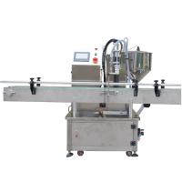 China Linear Industrial Automatic Piston Filling Machine for High Viscosity Liquids - 5-5000ml Range, ±1% Accuracy, 2400-2800 Bottles/Hour for sale