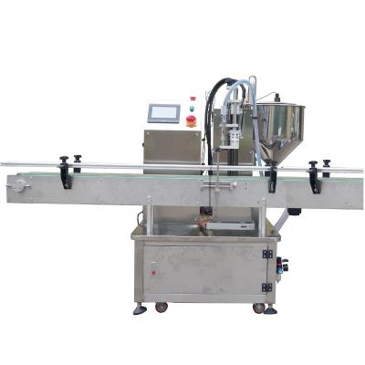 China Linear Industrial Automatic Piston Filling Machine for High Viscosity Liquids - 5-5000ml Range, ±1% Accuracy, 2400-2800 Bottles/Hour for sale