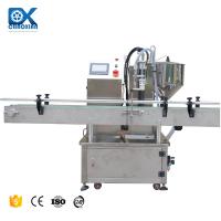 China Linear Industrial Automatic Piston Filling Machine for High Viscosity Liquids - 5-5000ml Range, ±1% Accuracy, 2400-2800 Bottles/Hour for sale