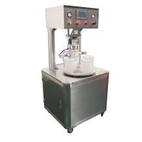 China Semi-Automatic Vacuum Bottle Cap Sealer for Plastic Bottles & Glass Jars - 15-25 BPM Capacity, ∅20-100mm Cap Range for sale