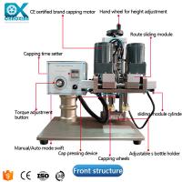 China Single Head Semi-Automatic Capping Machine for Eye Drop Bottles 20-50mm Caps 600-1200 BPH Capacity for sale