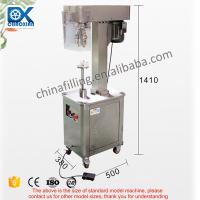 China Semi Automatic Aluminum Glass Bottle Screw Capping Machine 600-120BPH Capacity 250W Power for sale