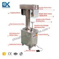 China Semi-Automatic ROPP Capping Machine 600-120BPH Capacity for 50-300mm Bottle Diameters for sale