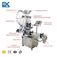 China Automatic Screw Cap Capping Machine 1800-2400 BPH for 20-50mm Bottles with 1000W Motor for sale
