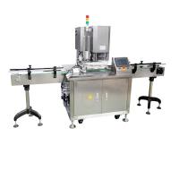 China Automatic Screw Cap Sealing Machine 1800-2100 BPH for Metal Cans & Glass Jars 220V/110V for sale