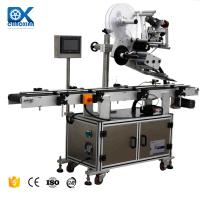 China Top Side Automatic Labeling Machine 25-45 PPM with ±1mm Accuracy for Bottles, Boxes and Containers for sale