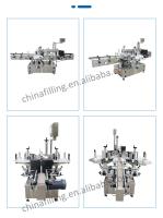China Double Sides Automated Bottle Labeling Machine 25-60 PPM with 2900×1500×1530mm Dimensions for Industrial Applications for sale