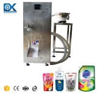 China Automatic Stand Pouch Filling Machine 20-30 pouches/min with 5-2000ml adjustable capacity for food and beverage packaging for sale