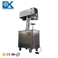 China Portable Semi-Automatic Can Sealing Machine 400W for 40-200mm Height Bottles with 600-1200 BPH Capacity for sale