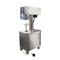 China Semi-Automatic Can Sealing Machine 110V/220V 400W for 40-200mm Height Containers with 600-1200 BPH Capacity for sale