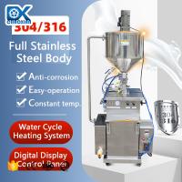 China Semi-Automatic Piston Hot Filling Machine 5-5000ml Range with ±0.5% Accuracy for Viscous Products for sale