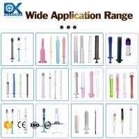 China Semi Automatic Syringe Piston Filling Machine 1-20ml Pneumatic Liquid Filler for sale