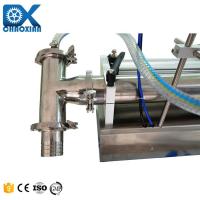 China Semi Automatic Piston Liquid Filling Machine 5-1000ml Portable Sachet Pouch Filler for sale