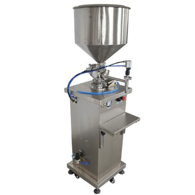China Semi Automatic Piston Filling Machine 100-1000ml for Hand Soap Sanitizer Gel Liquid Refill for sale