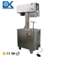 China Semi-Automatic Can Sealing Machine 600-1200 BPH for Tin Plastic Paper Cans with 220V 400W for sale