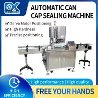 China Automatic Rotary Chuck Capping Machine for Dry Milk Powder Metal Cans 1800-2100bph for sale