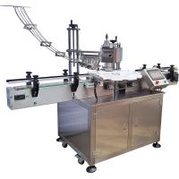 China Automatic Vacuum Capping Machine 220V 25-34pcs/min for Screw Cap Glass Bottles Spirit Water Sauce for sale
